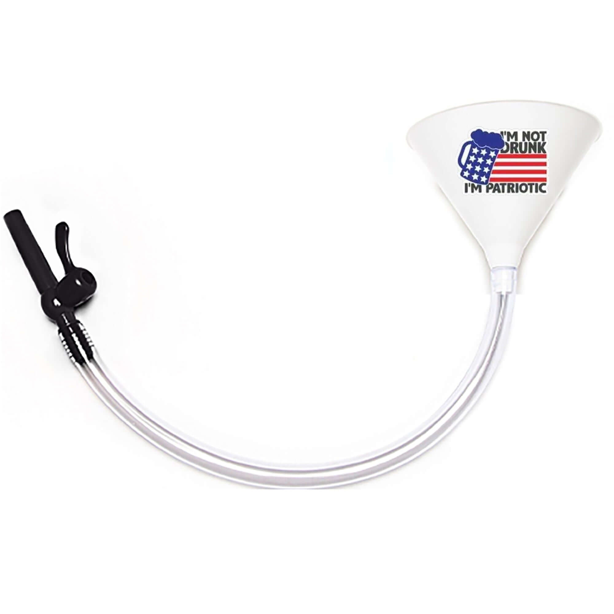 I'm Not Drunk I'm Patriotic Beer Bong Funnel