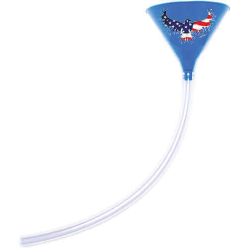 American Eagle Beer Bong – Patriotic Funnel with Valve