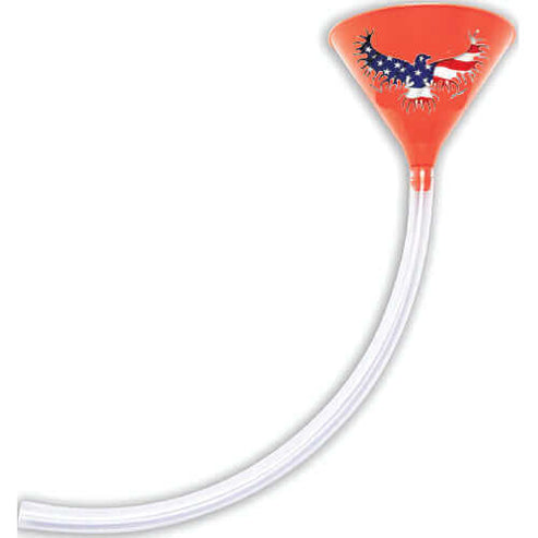 American Eagle Beer Bong – Patriotic Funnel with Valve